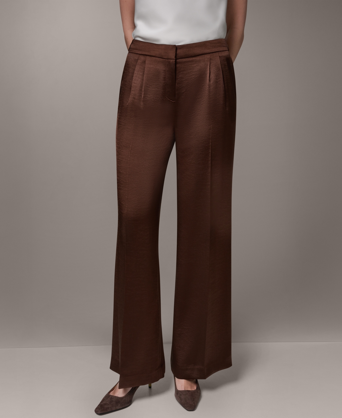 Click here for Donna Karan New York Womens High-Rise Wide-Leg Pan... prices