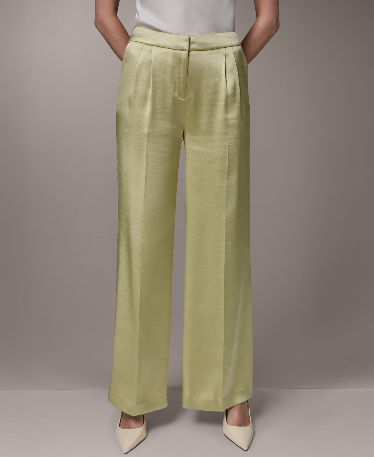 Click here for Donna Karan New York Womens High-Rise Wide-Leg Pan... prices