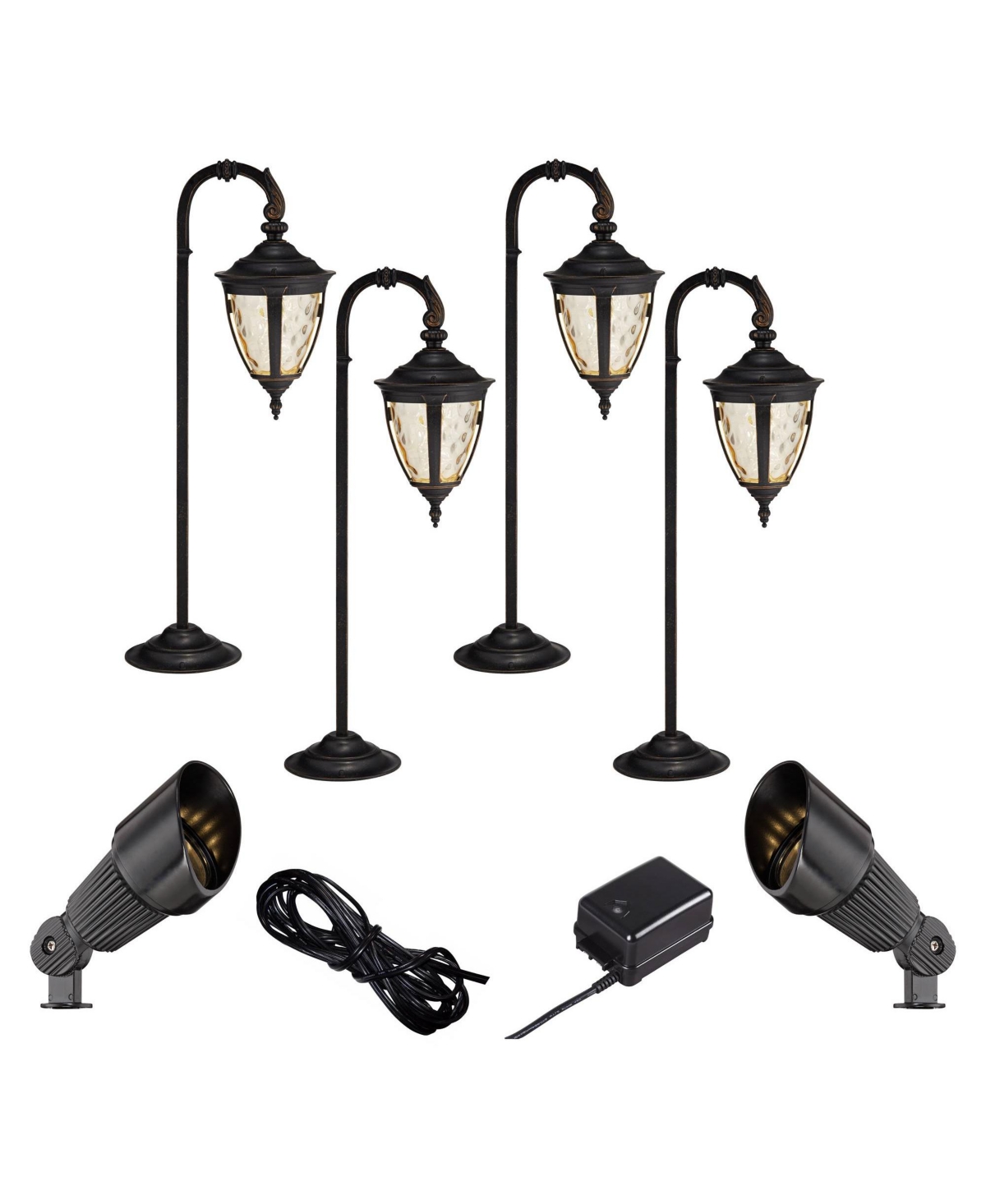 Click here for John Timberland Bellagio Bronze 8-Piece Led Landsc... prices
