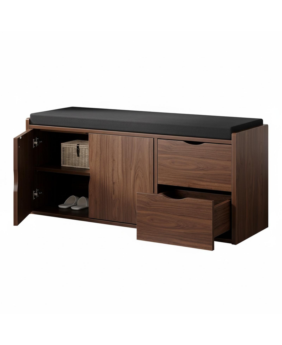Click here for Yigii Entryway Storage Bench with 2 Drawers 2-Tier... prices