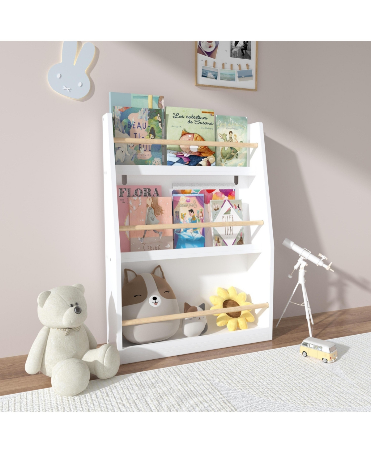 Click here for Jujabu 3-Tier Kids Book Rack Bedroom Playroom Clas... prices