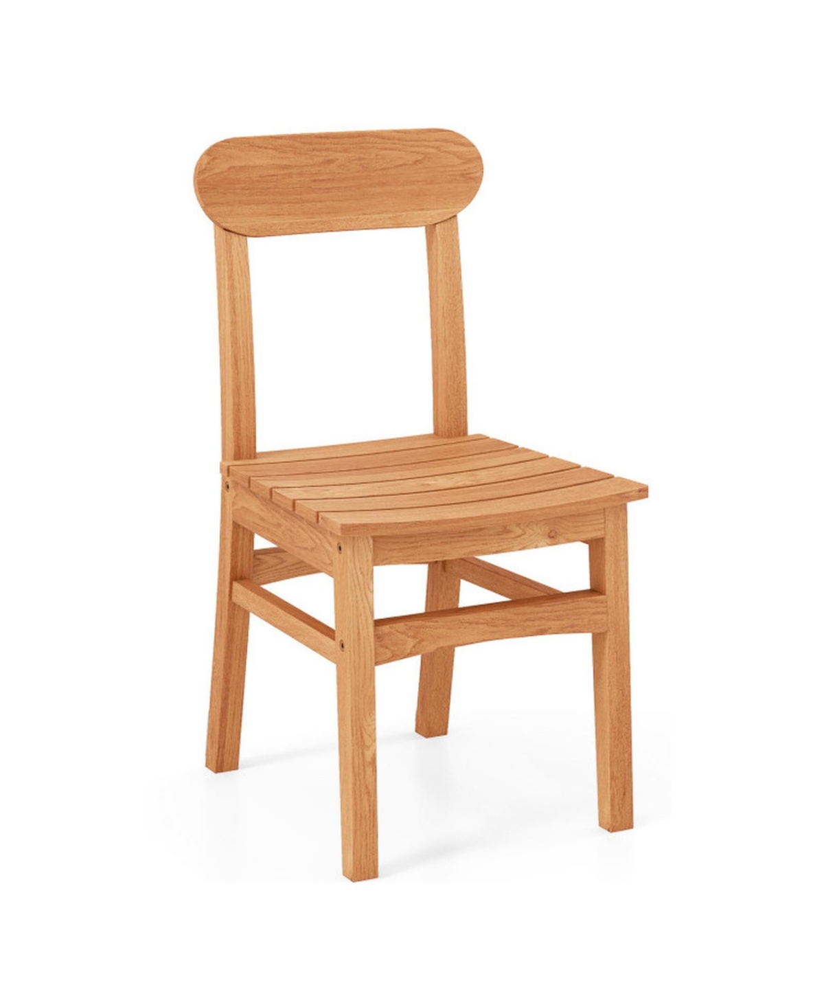 Click here for Gouun Armless Teak Wood Patio Dining Chair with Sl... prices