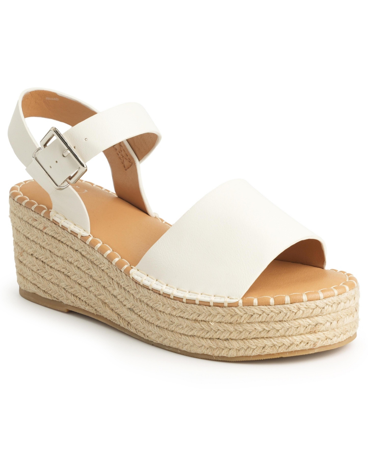 Click here for New York & Company Womens Elandra Ankle Strap Plat... prices