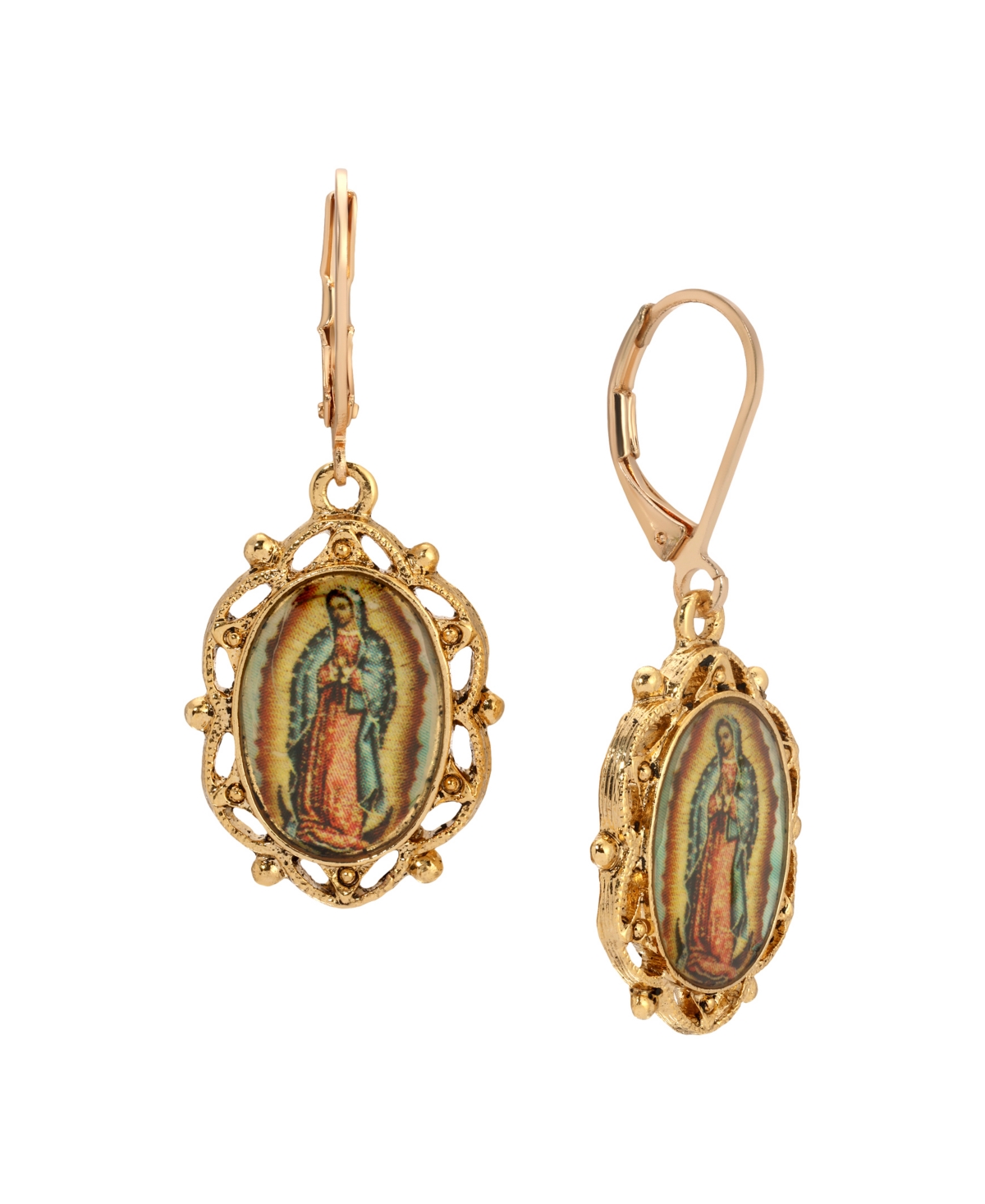 Click here for Symbols of Faith Gold Tone Our Lady of Guadalupe D... prices