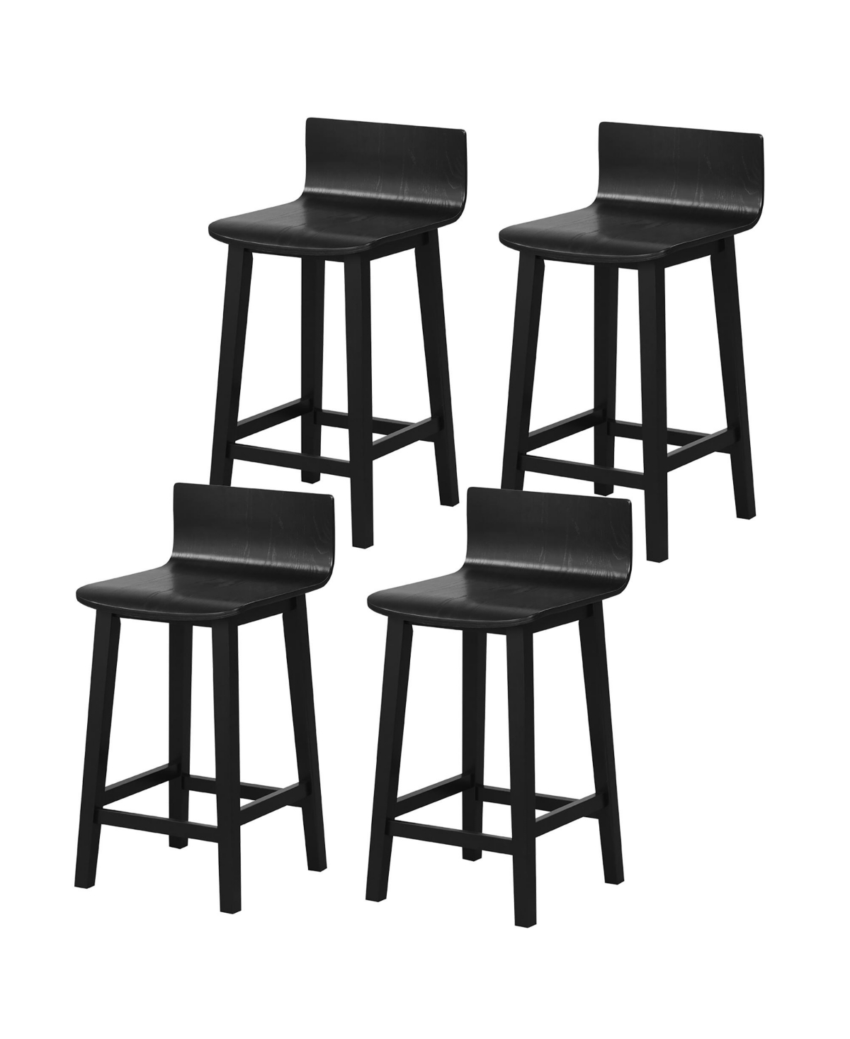 Click here for Gymax 4PCS kitchen bar stools counter height bar s... prices
