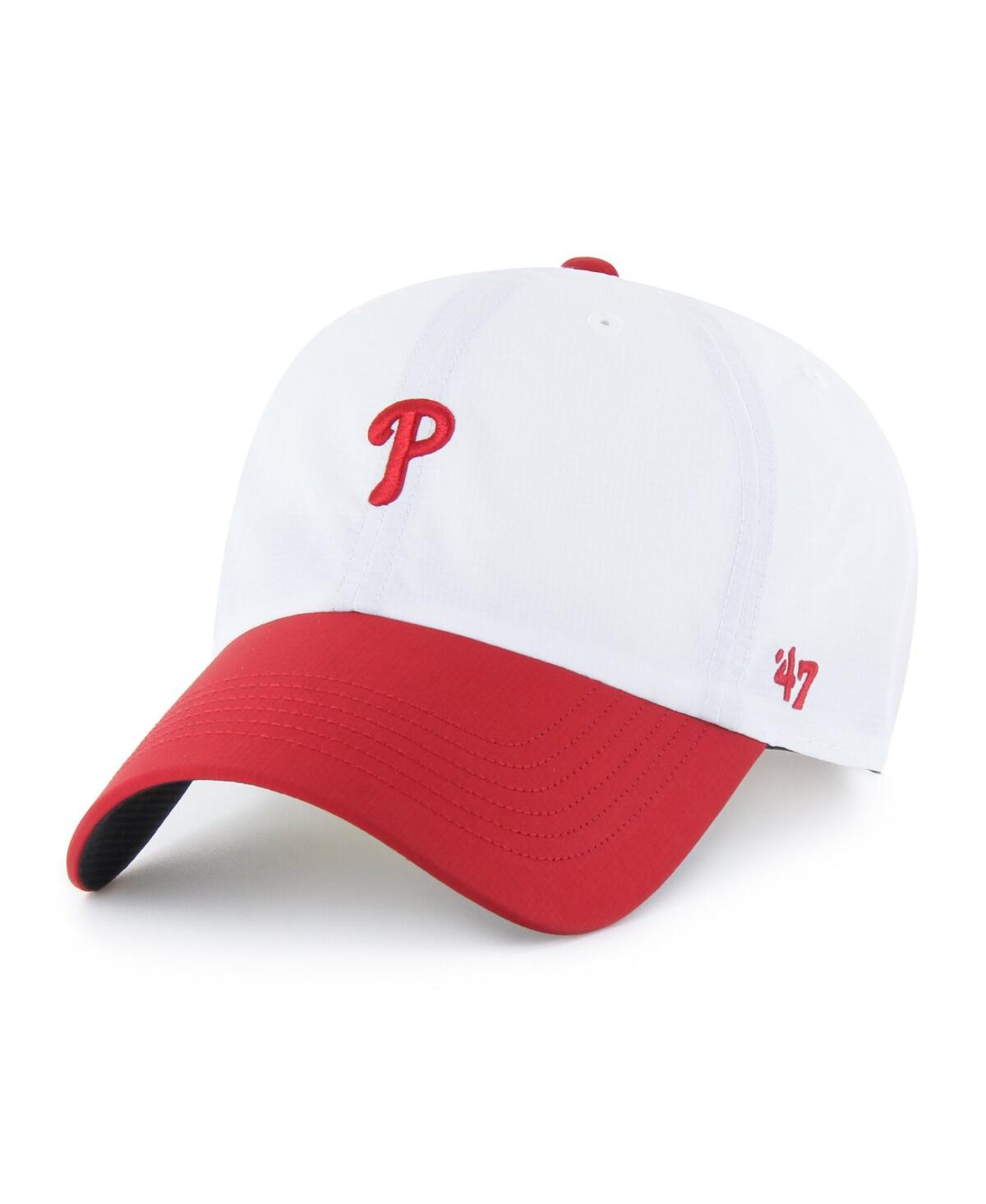 Click here for 47 Brand Mens White/Red Philadelphia Phillies Vist... prices
