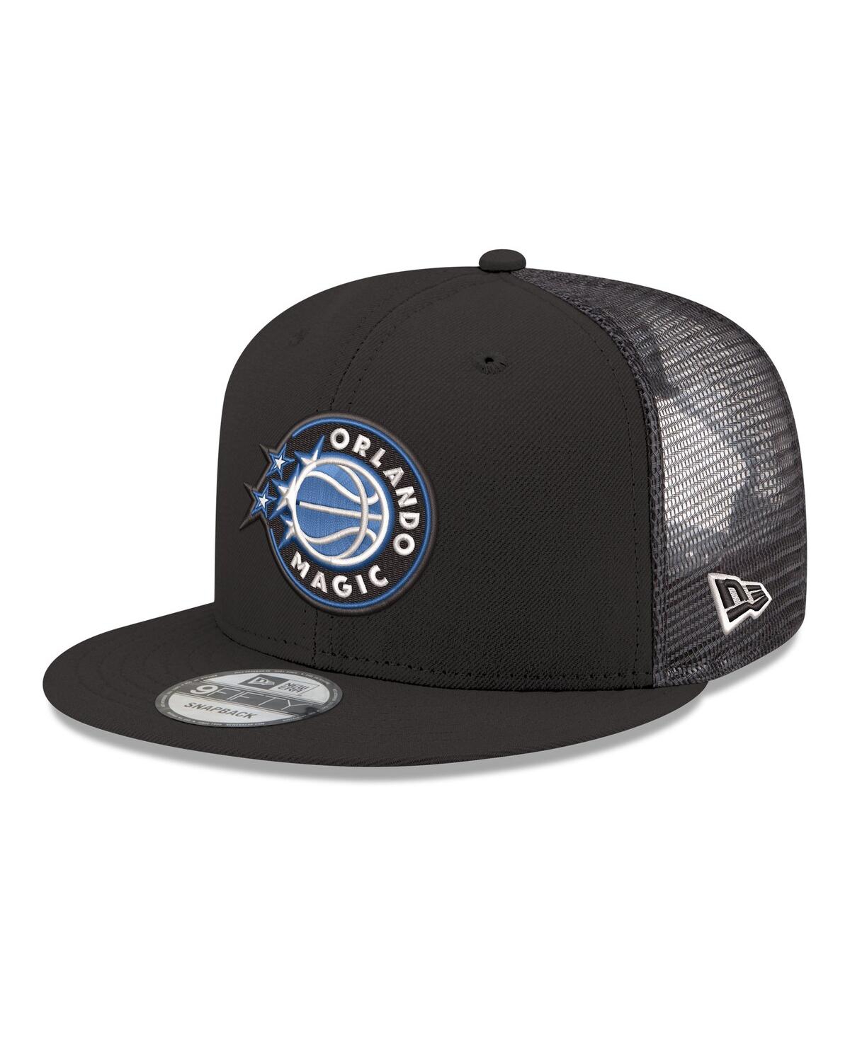 Click here for New Era Mens Black Orlando Magic Core Logo Meshbac... prices