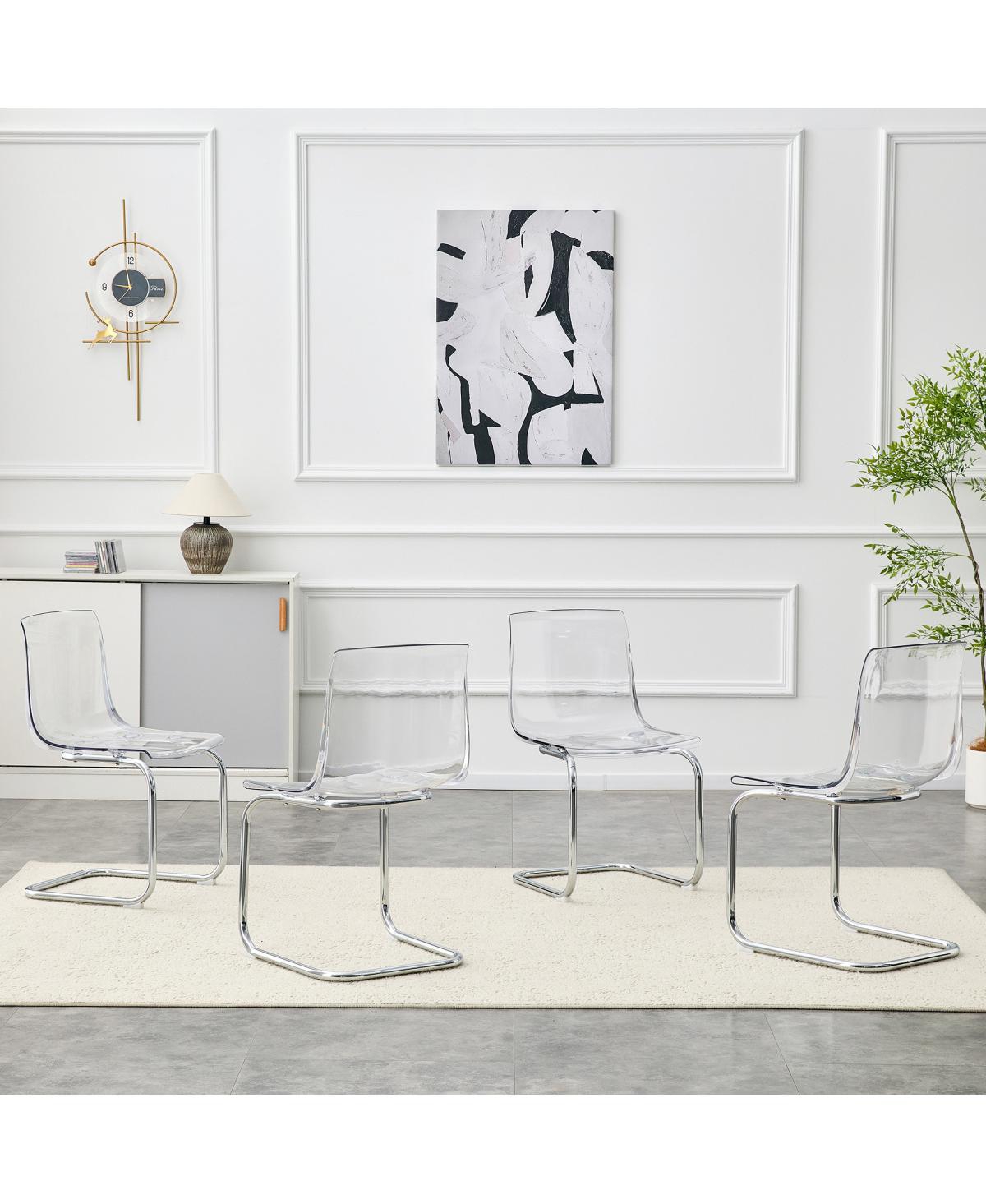 Click here for Streamdale Furniture Transparent Acrylic Dining Ch... prices