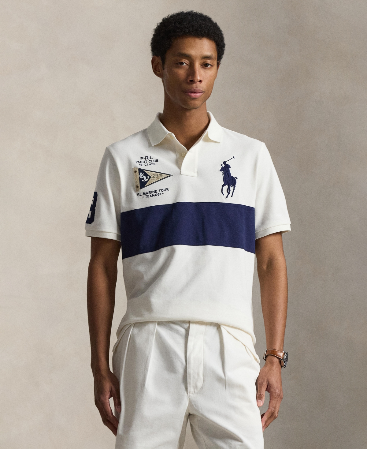 Click here for Polo Ralph Lauren Mens Custom Slim-Fit Big Pony Me... prices