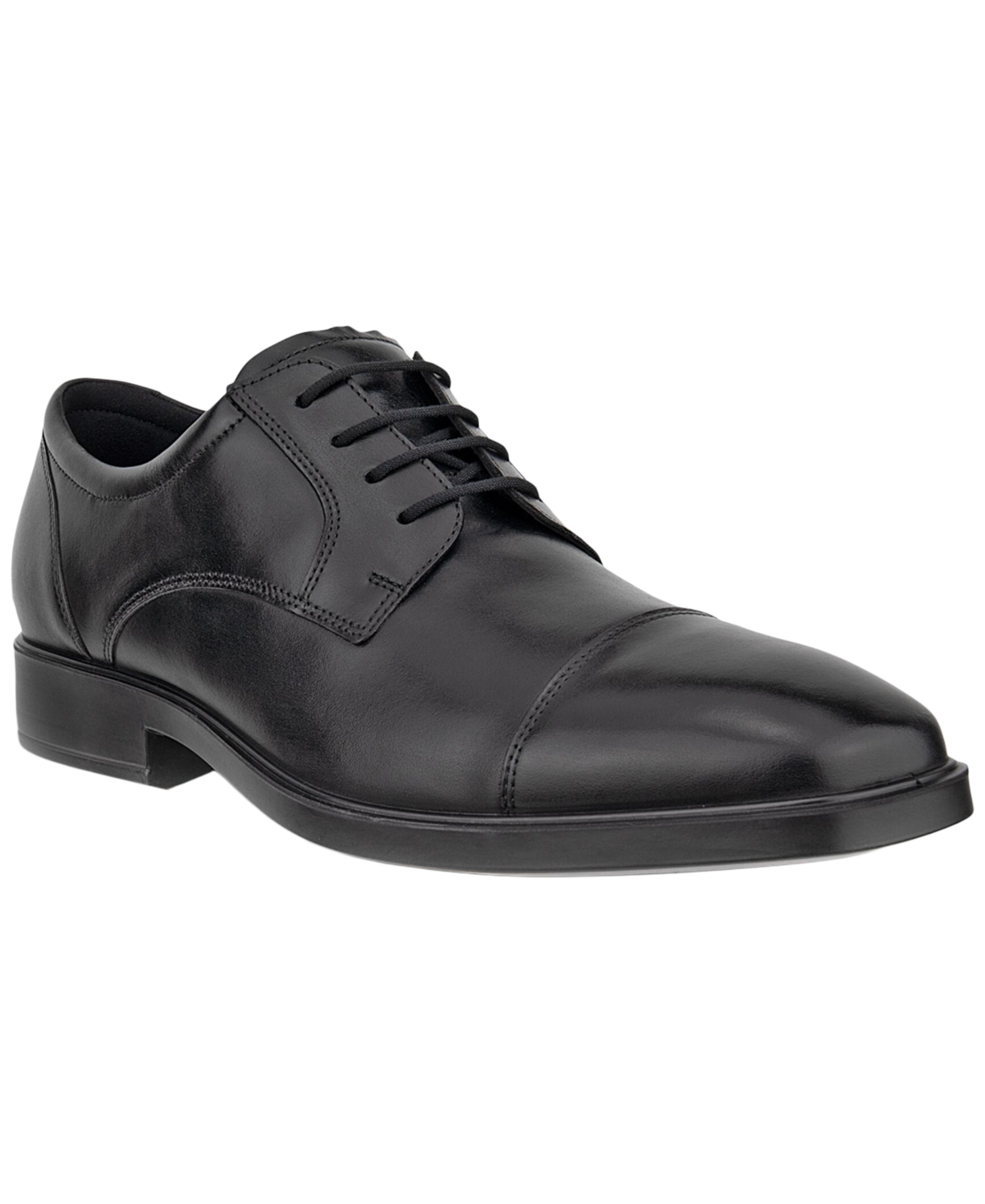 Click here for Ecco Mens Milan Cap-Toe Shoes - Black prices