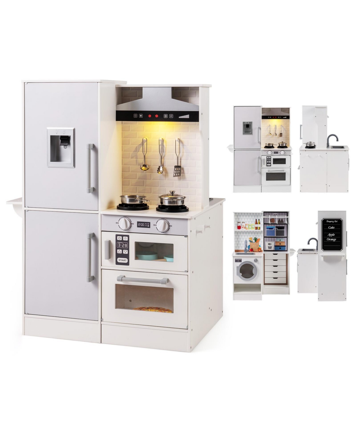 Click here for Slickblue Kids Corner Play Kitchen with Realistic... prices