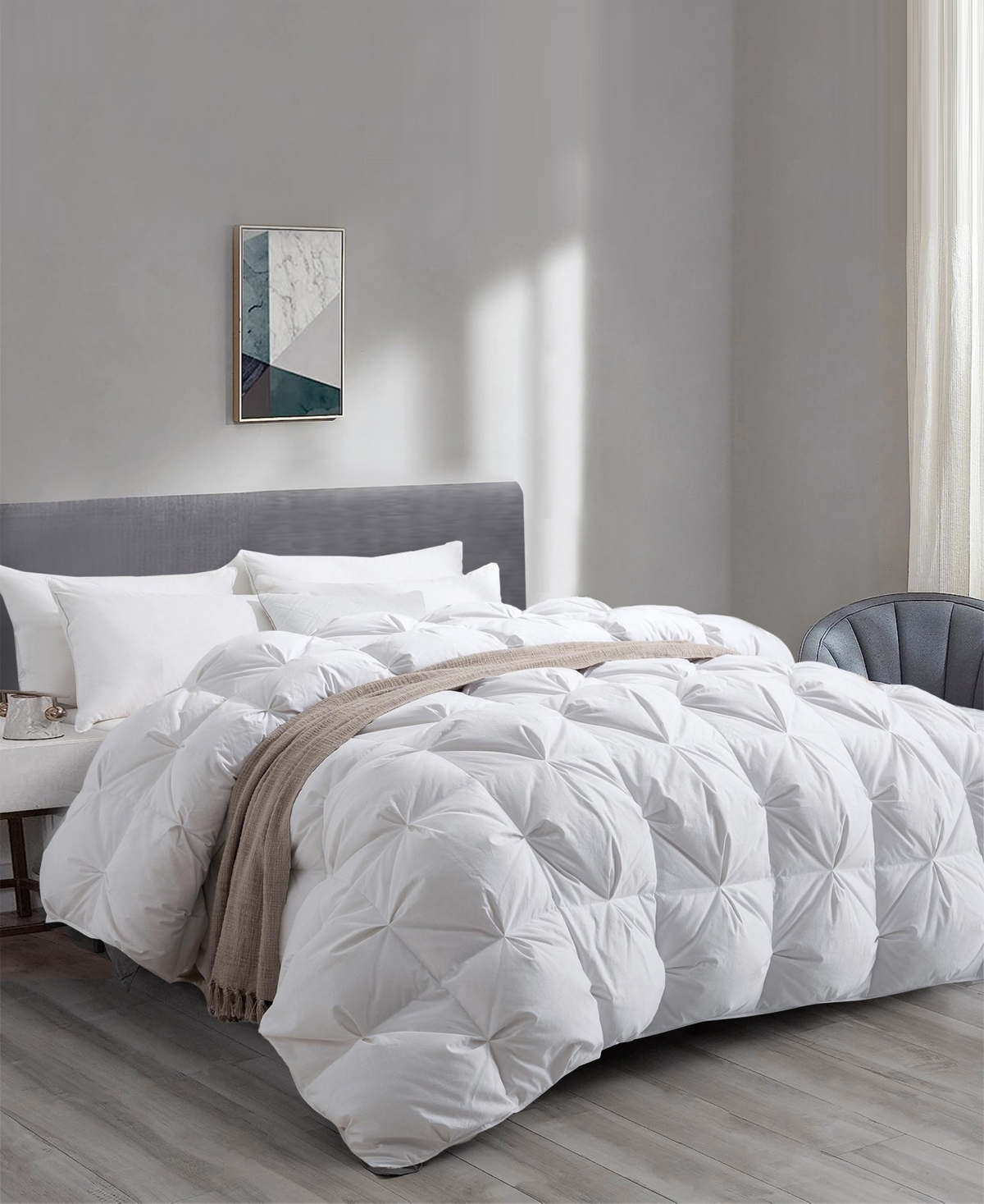 Click here for Unikome Premium Breathable Comforter  King - White prices