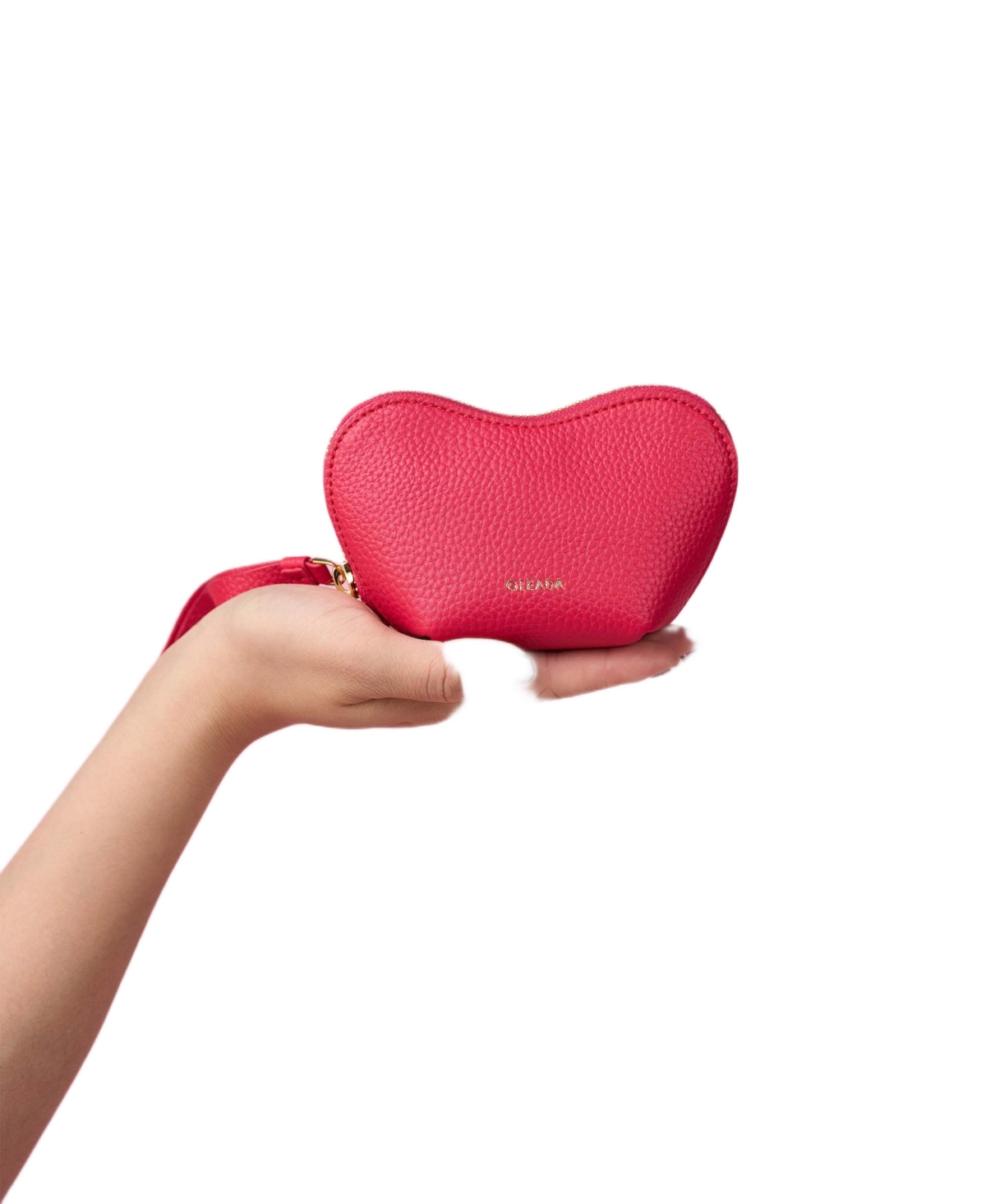 Click here for Oleada Mini Le Coeur Pouch - Poppy prices