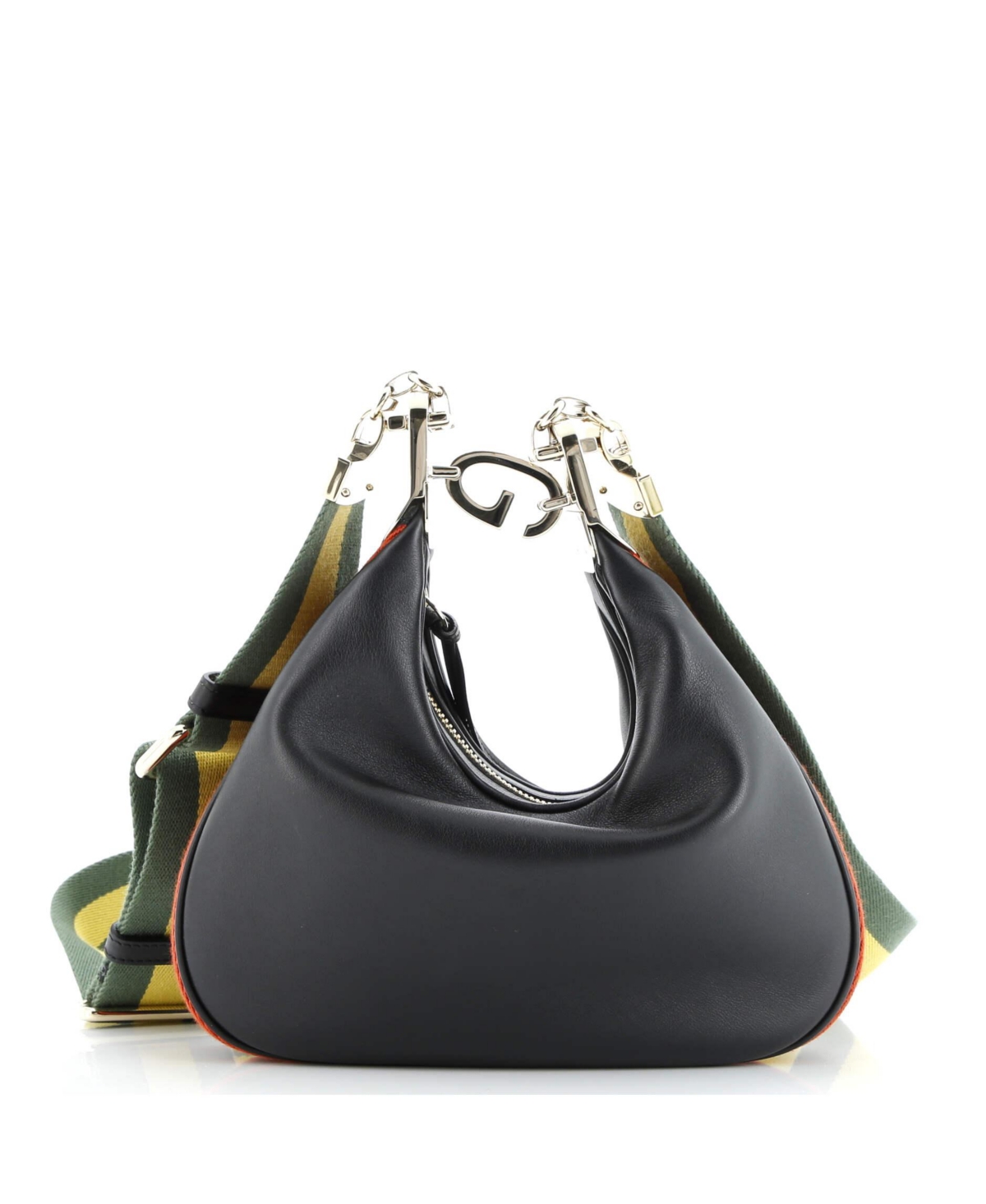 Click here for Pre-Owned Gucci Small Attache Shoulder Bag Leather... prices