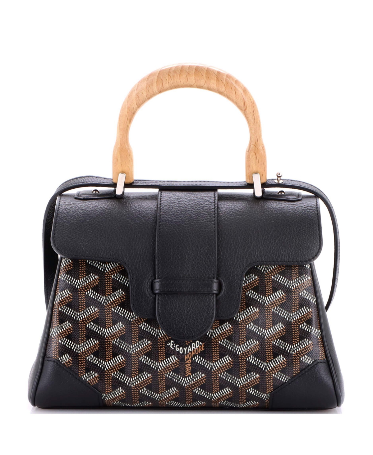 Click here for Pre-Owned Goyard Mini Saigon Top Handle Bag Coated... prices