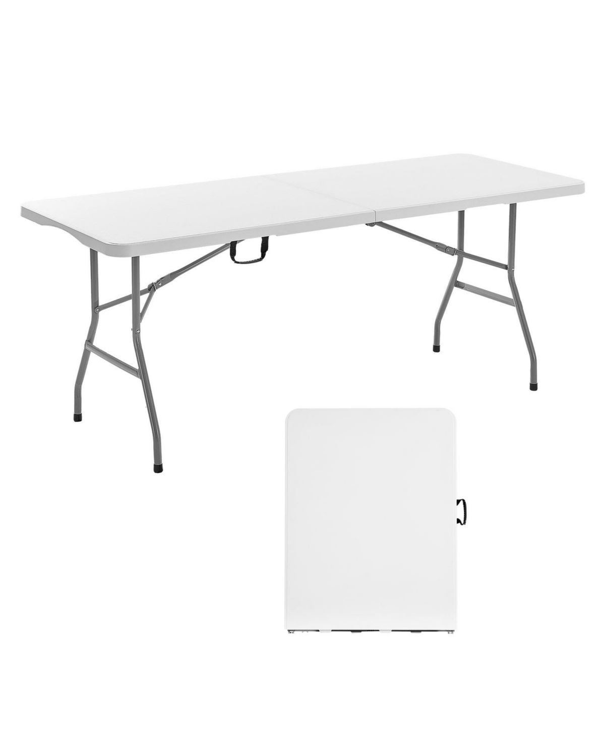 Click here for Gouun 6 Feet Folding Utility Table Portable Heavy... prices