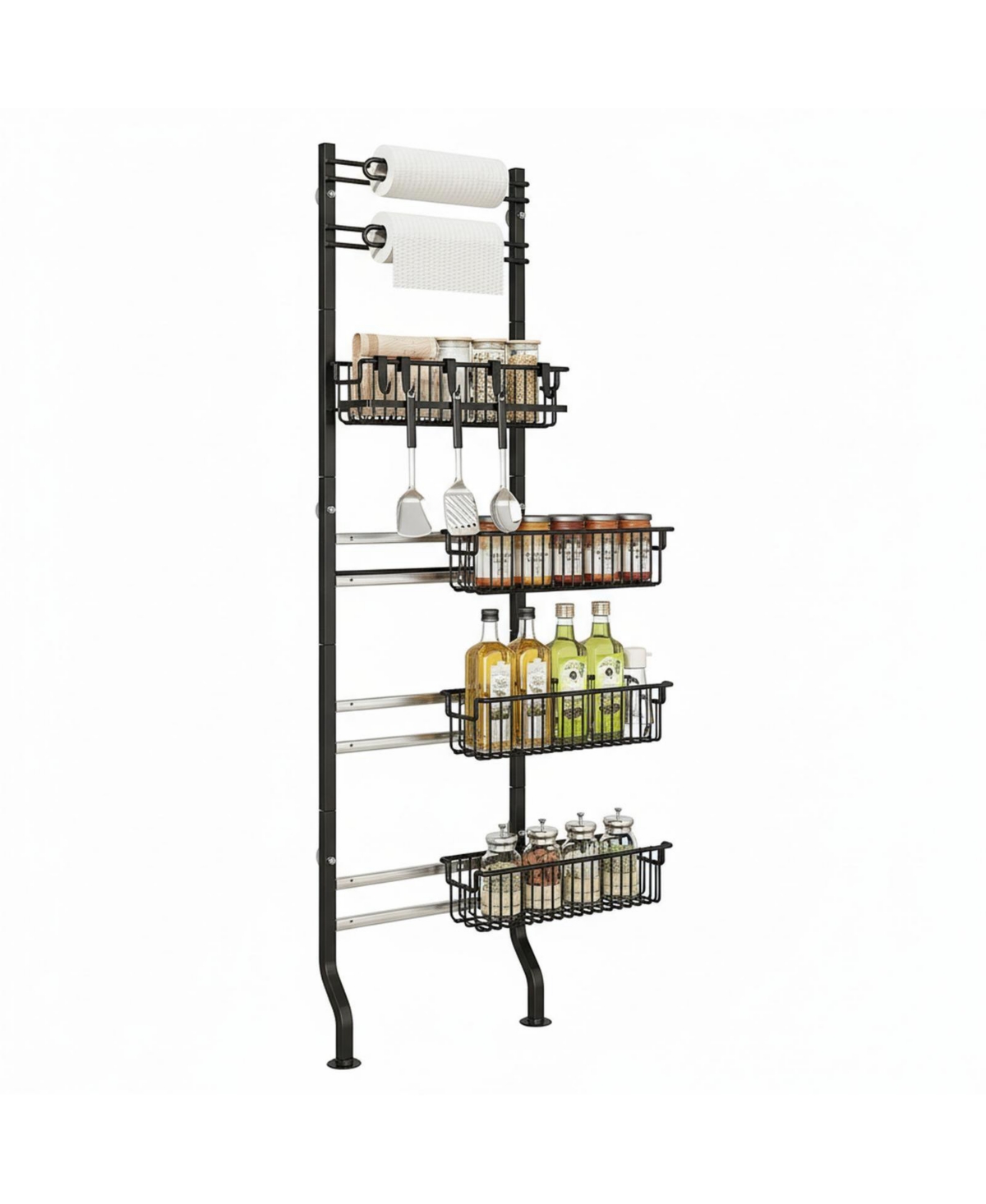 Click here for Yigii 6-tier Slim Corner Shelf Spice Rack with Pul... prices