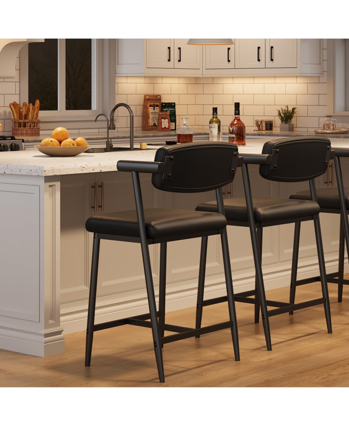 Click here for gaomon 26 Counter Height Bar Stools Set of 2 with... prices