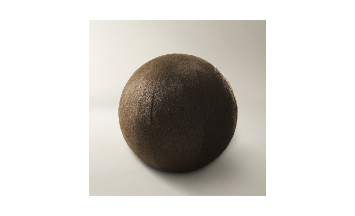 Click here for Z Gallerie Maeve Felted Wool Ball Pillow - Chocola... prices