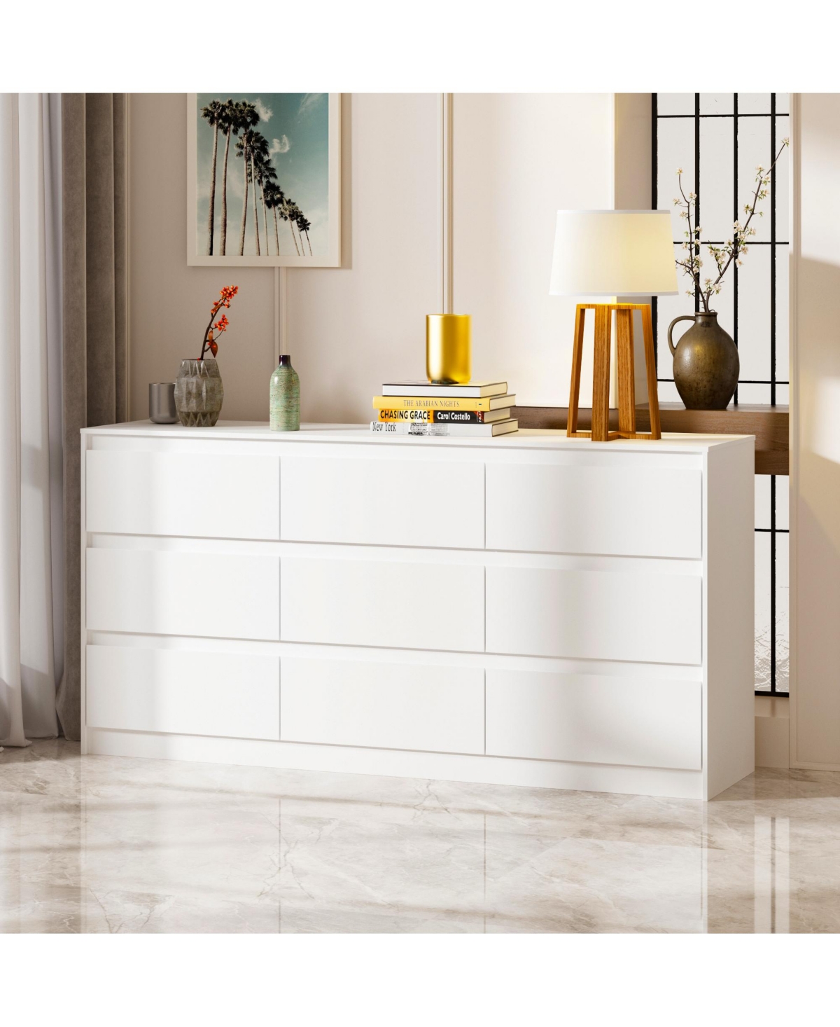 Click here for Famapy 9 Drawer Dresser for Bedroom with Deep Draw... prices