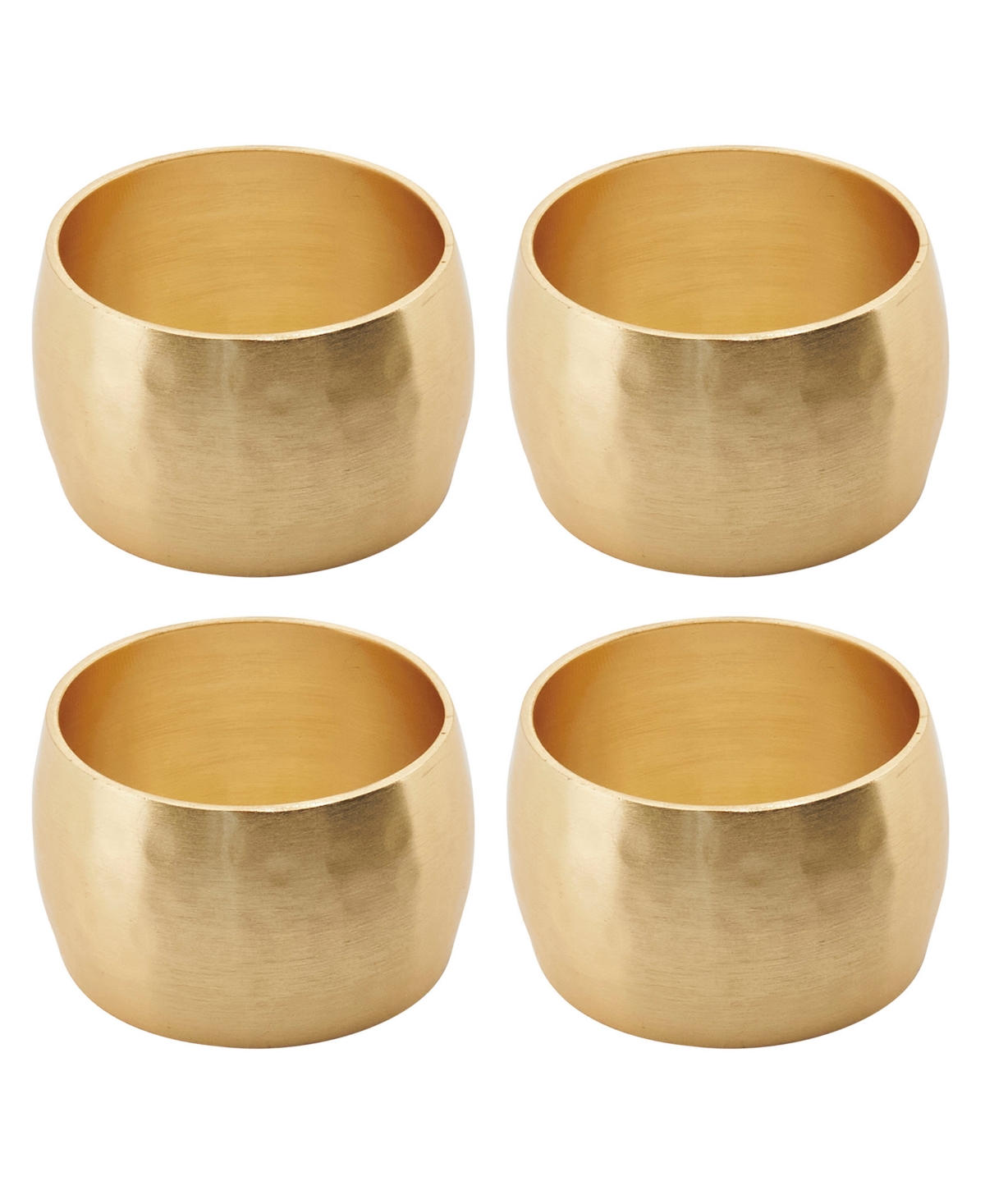 Click here for Saro Lifestyle Brushed Brass Napkin Rings  Set of... prices