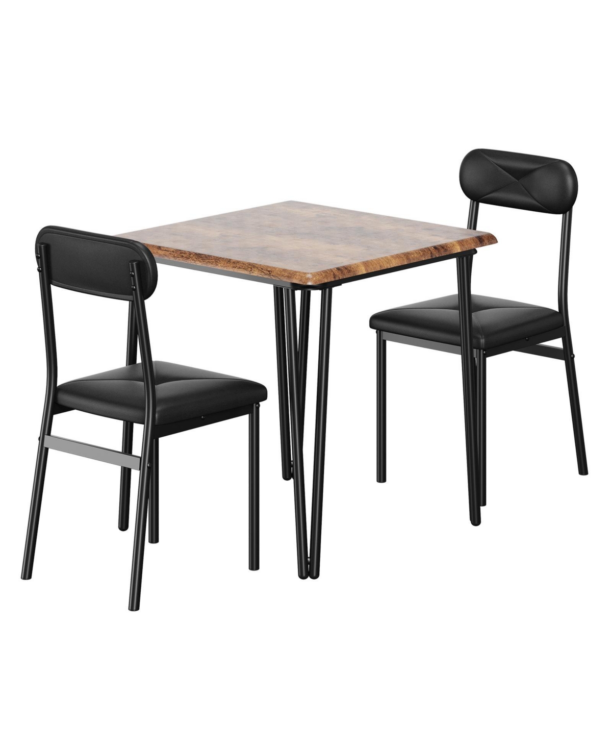 Click here for gaomon 2-Person Compact Modern Dining Table Set wi... prices