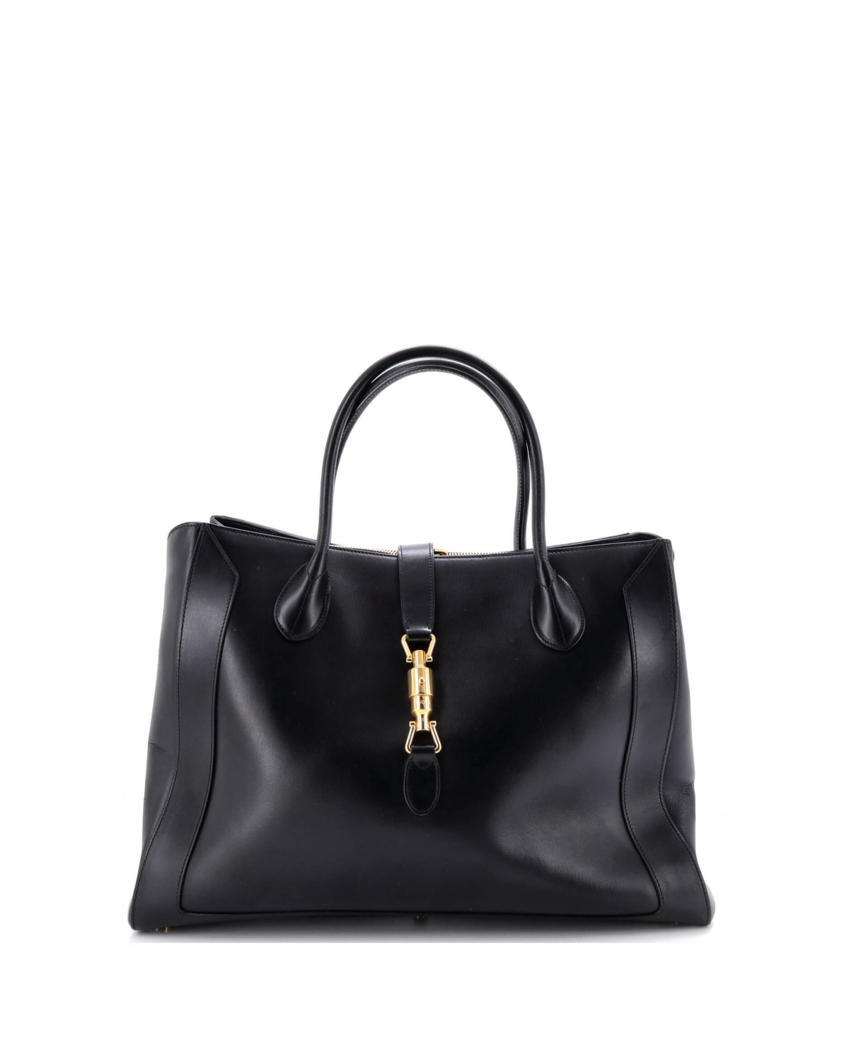 Click here for Pre-Owned Gucci Large Jackie 1961 Tote Leather - B... prices