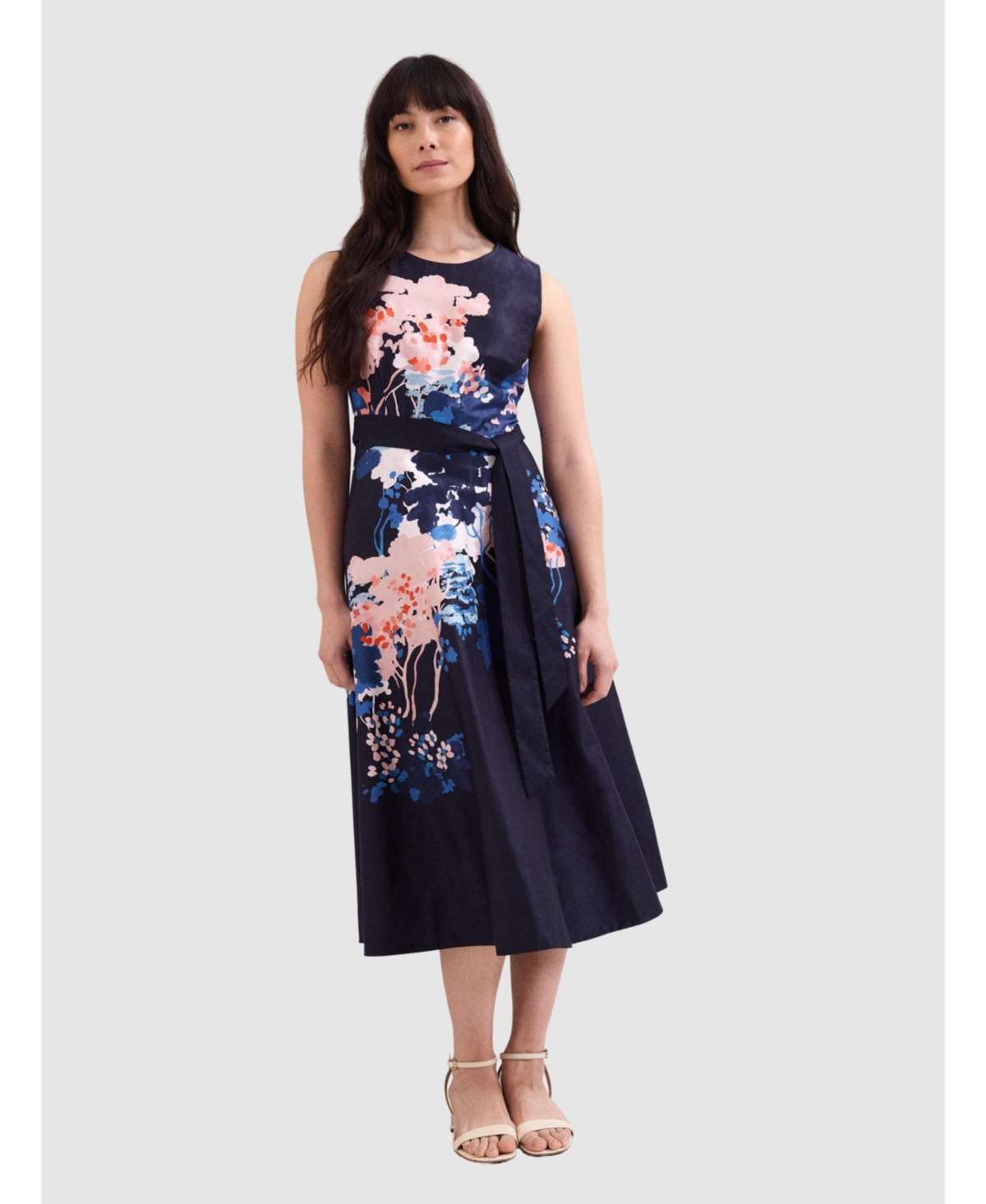 Click here for Phase Eight Womens Natalya Floral Dress - Blue prices