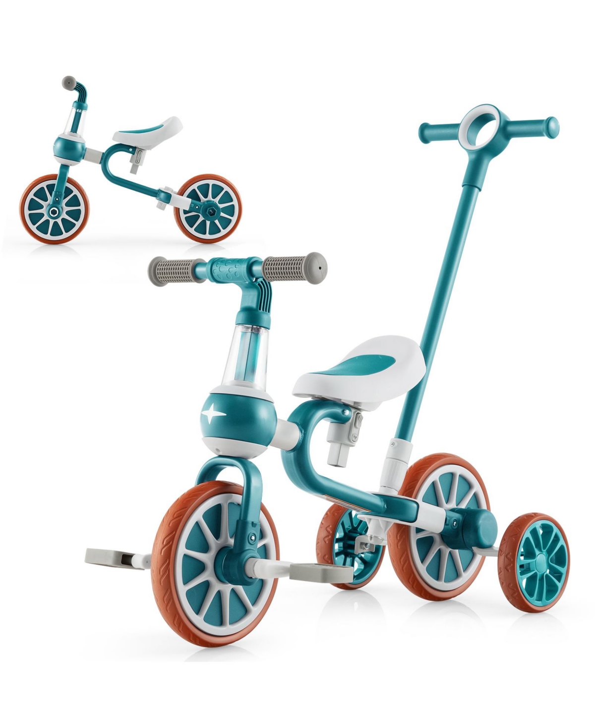 Click here for Kids Trike Bike 4-in-1 with Push Handle and Height... prices