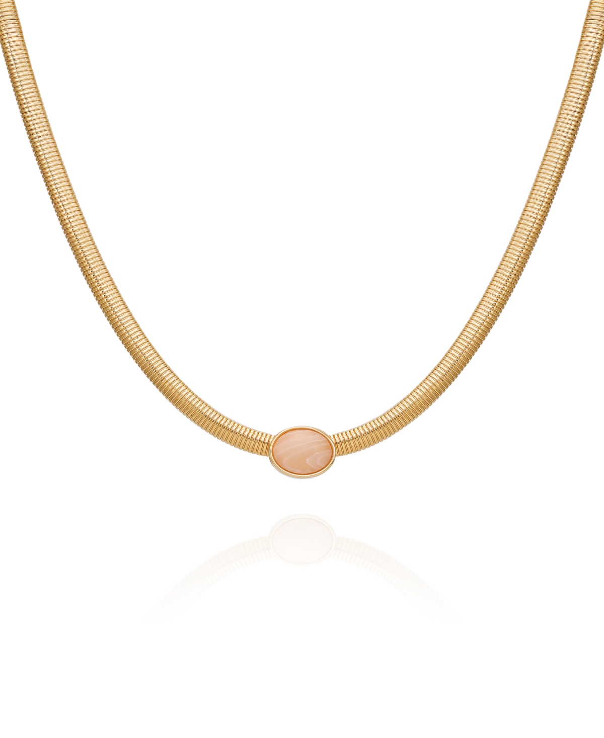 Click here for Guess Rose Quartz Gold-Tone Collar Necklace - Gold prices