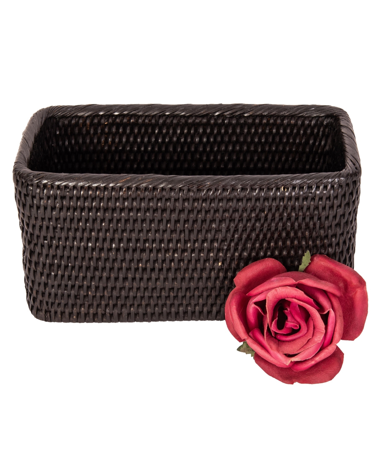 Click here for Artifacts Rattan Rectangular Basket - Tudor black prices