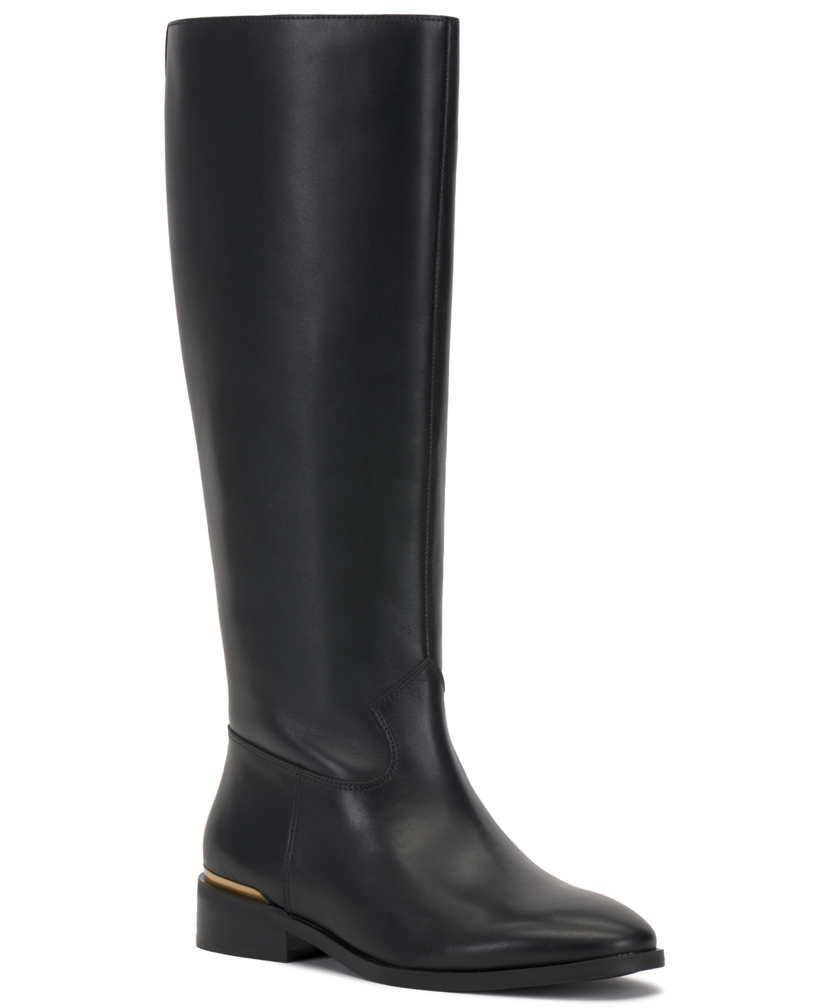 Click here for Vince Camuto Womens Bercla Riding Boots - Black Le... prices