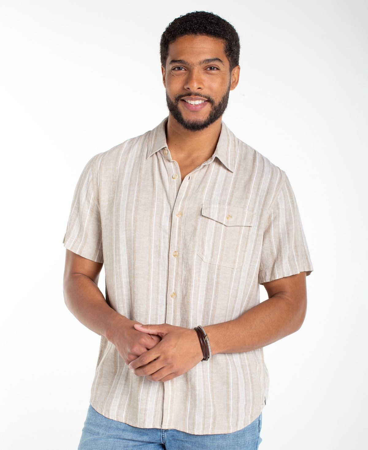 Click here for Liverpool Los Angeles Mens Short-Sleeve Button-Up... prices