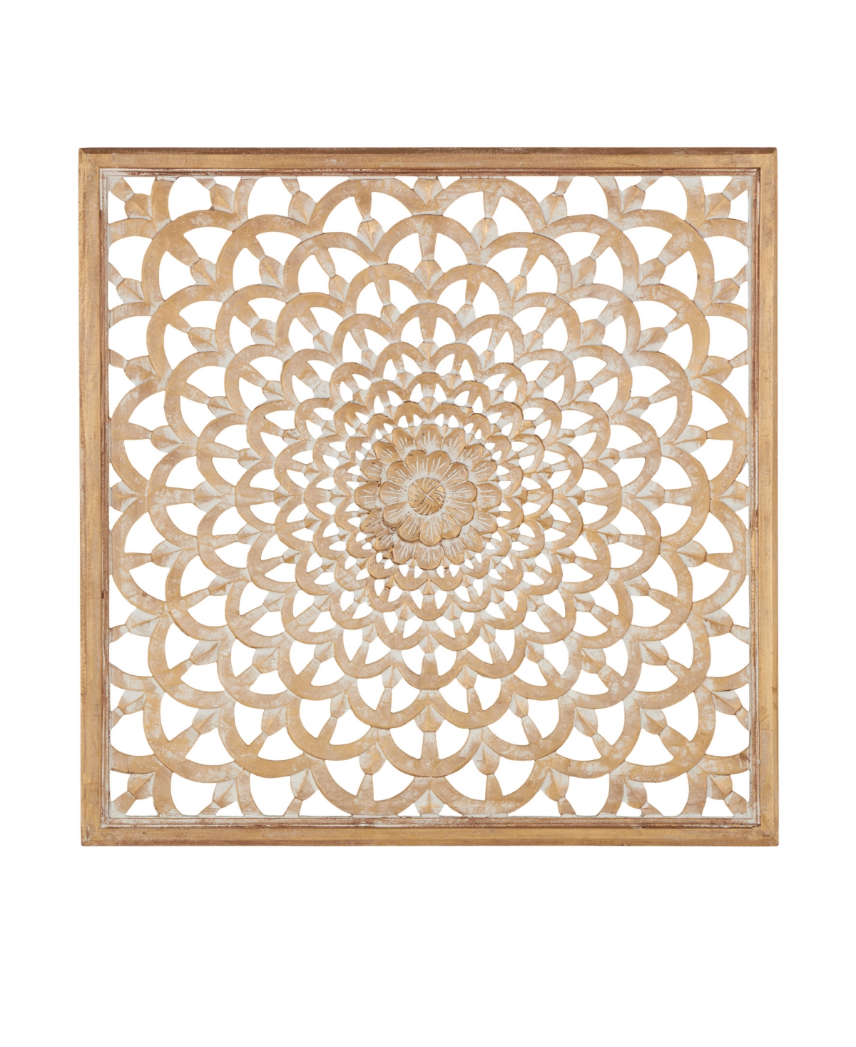 Click here for Rosemary Lane 36 Floral Carved Wood Wall Decor - N... prices