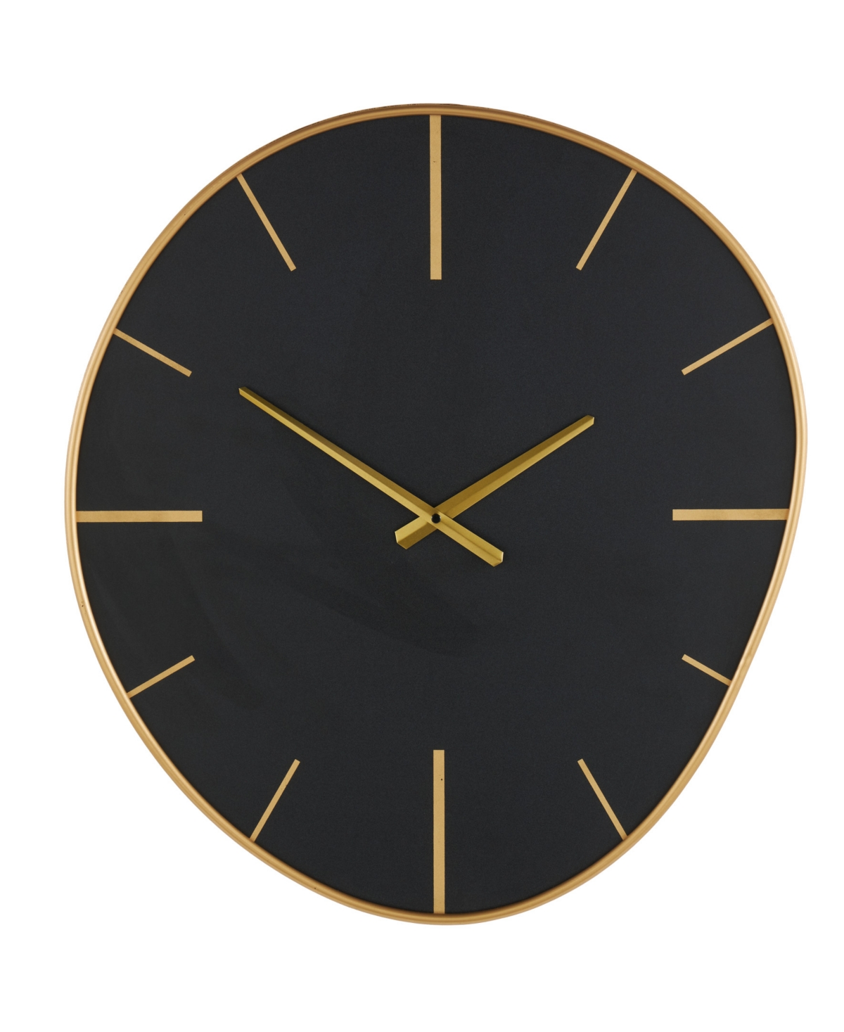 Click here for Rosemary Lane 23.5 Wooden Wavy Wall Clock - Black prices