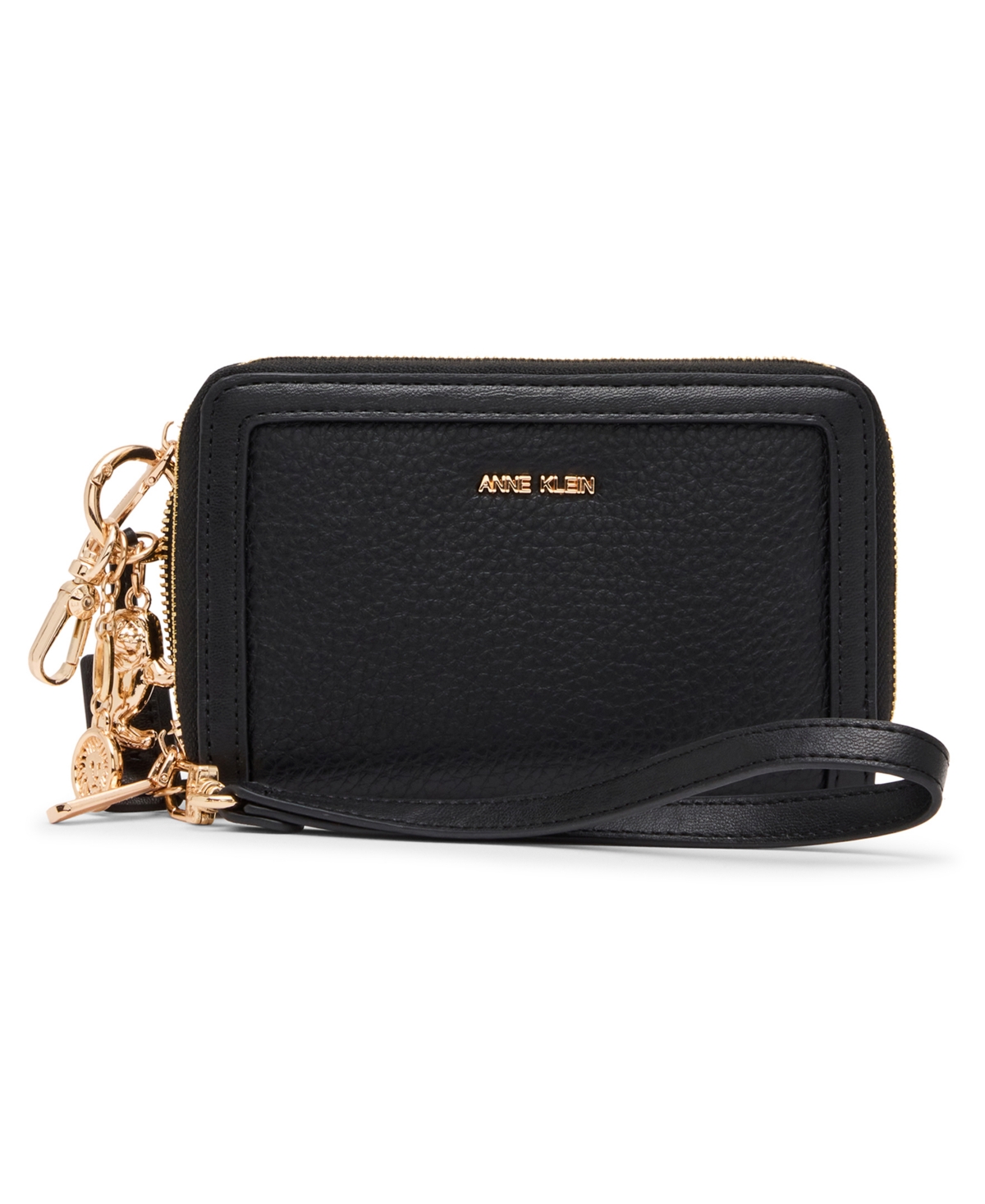 Click here for Anne Klein Double Zip Mini Around with Charm Walle... prices