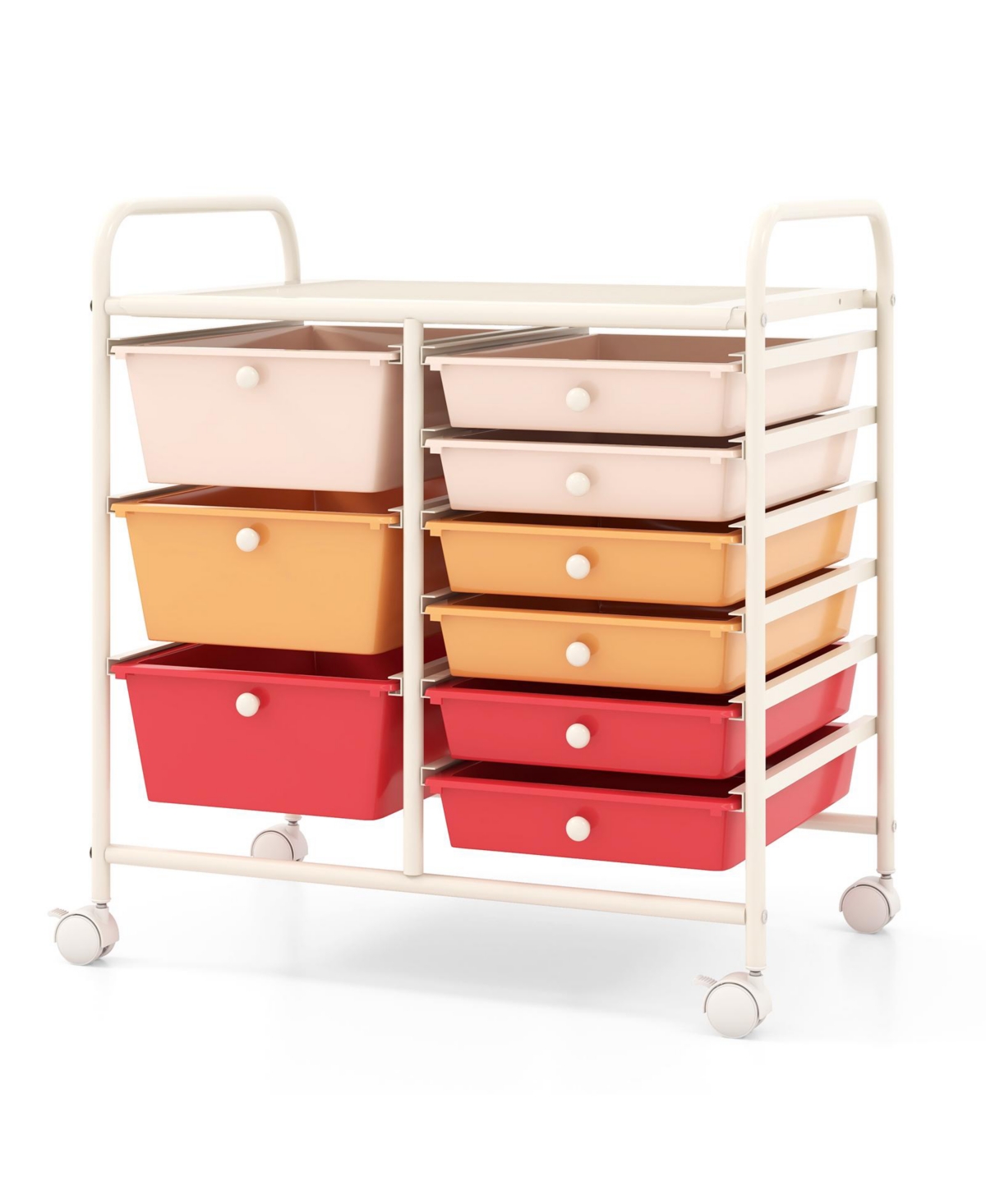 Click here for Gouun 9-Drawer Rolling Storage Cart with Metal Fra... prices