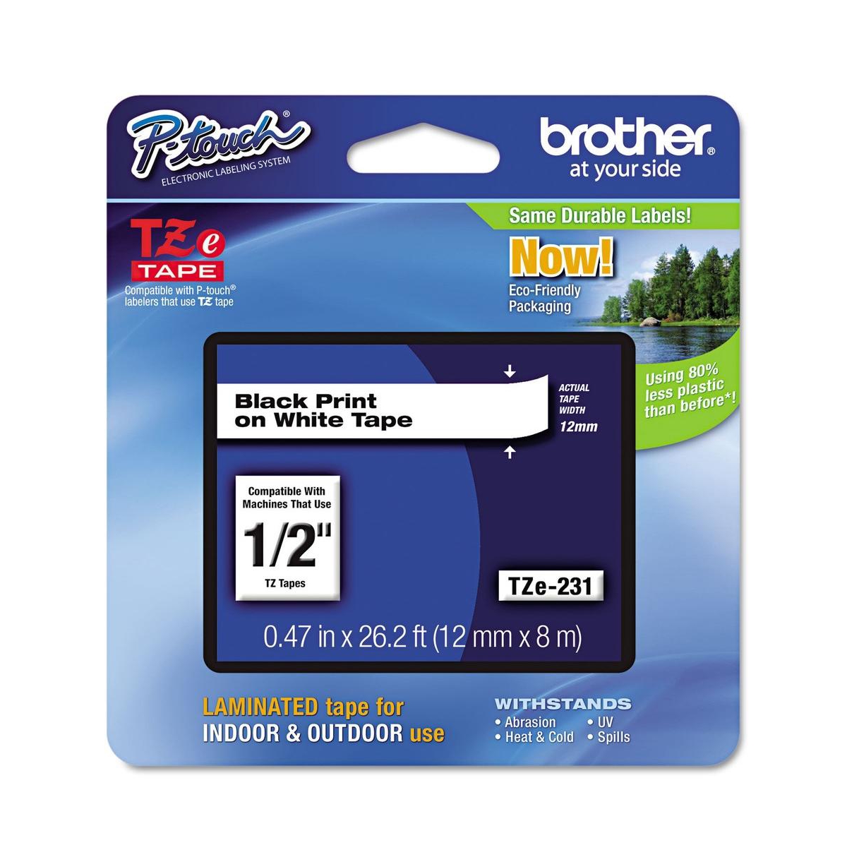 Click here for Brother P-Touch Tze231G 0.47 in. x 26.2 ft. TZE St... prices