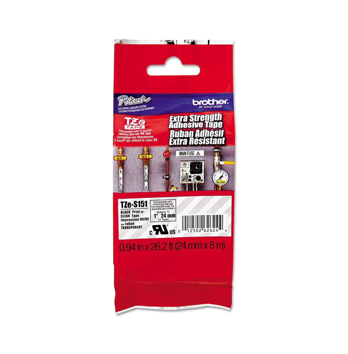 Click here for Brother P-Touch TZES151 0.94 in. x 26.2 ft. TZe St... prices