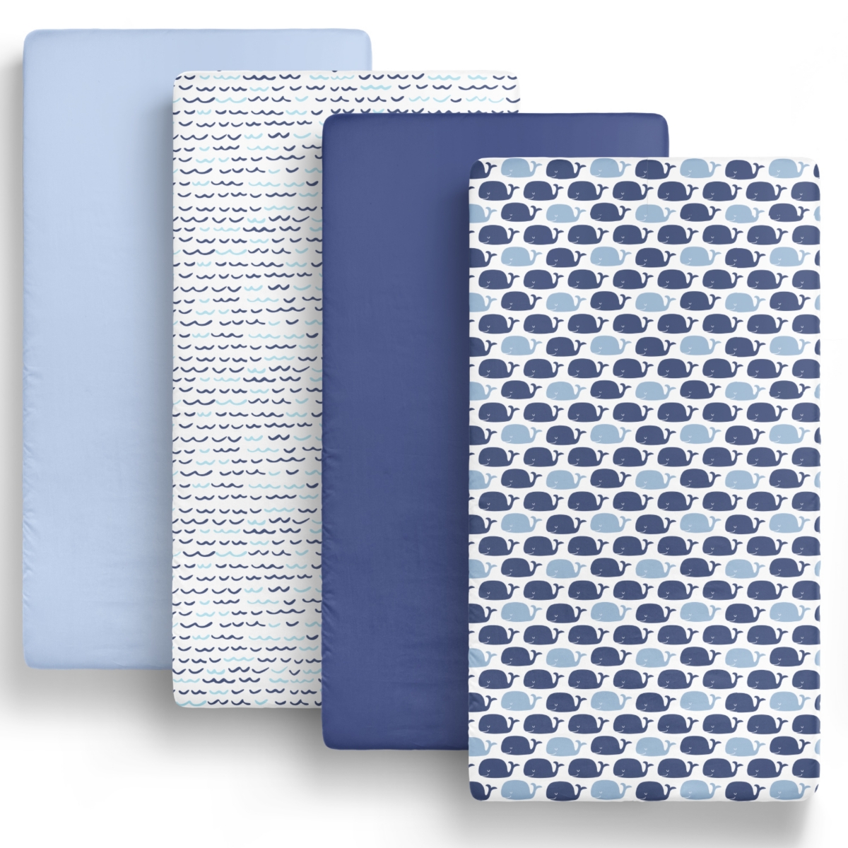 Click here for The Peanutshell Fitted Crib Sheet Set for Baby Boy... prices