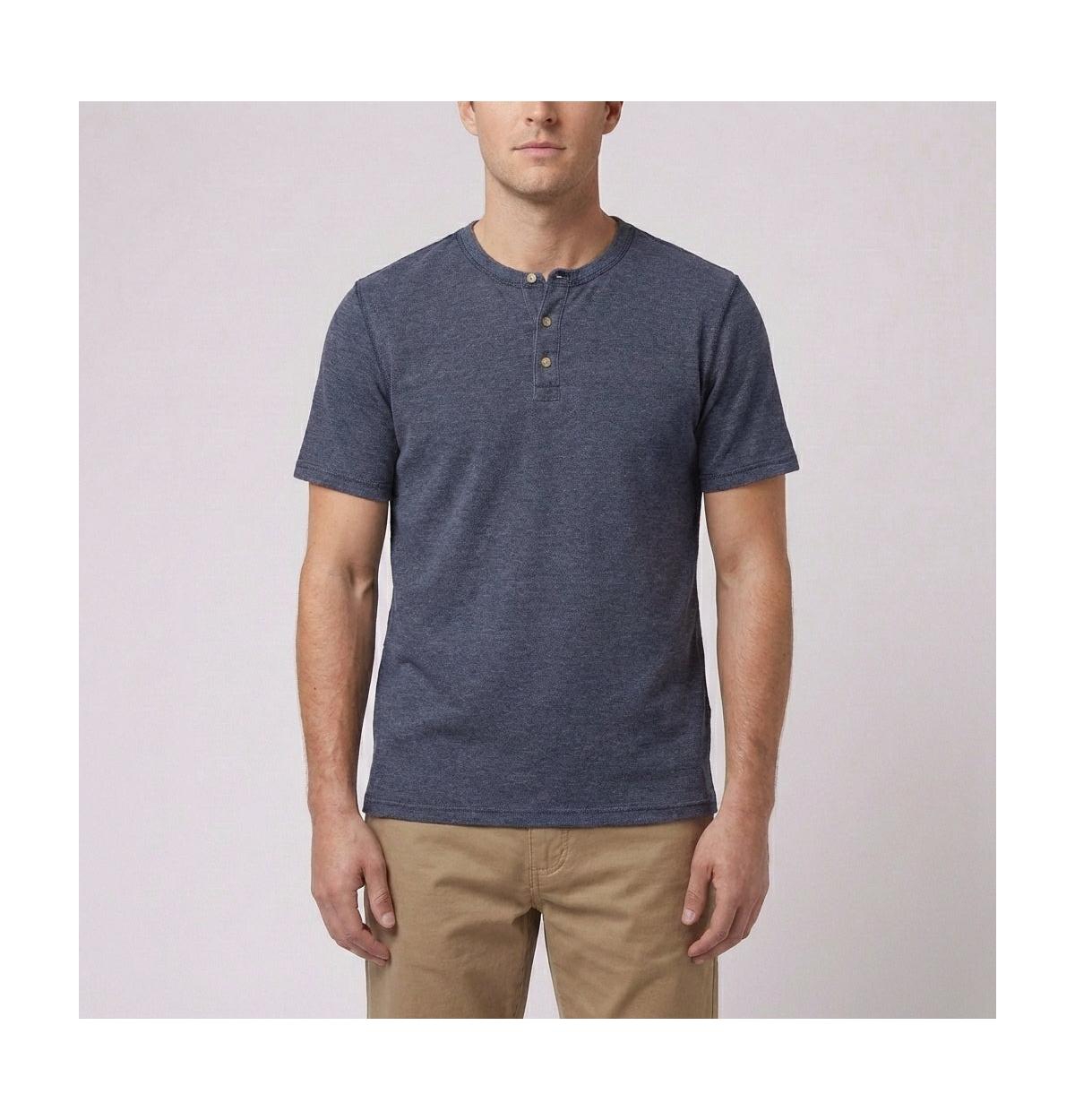 Click here for Surfsidesupply Mens Sean Burnout Henley - Navy bla... prices