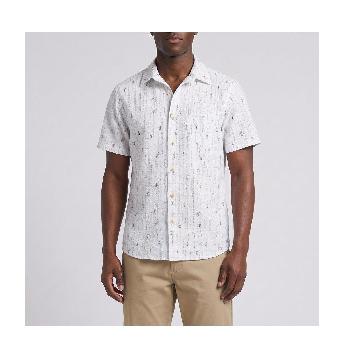 Click here for Surfsidesupply Mens Joey Seersucker Cocktail Shirt... prices