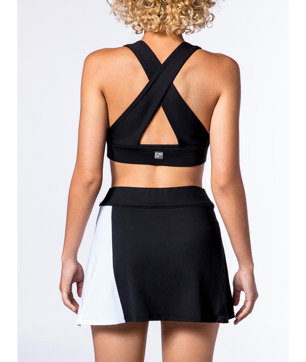 Click here for PB5star Womens X-Over Back Sports Bra - Black prices