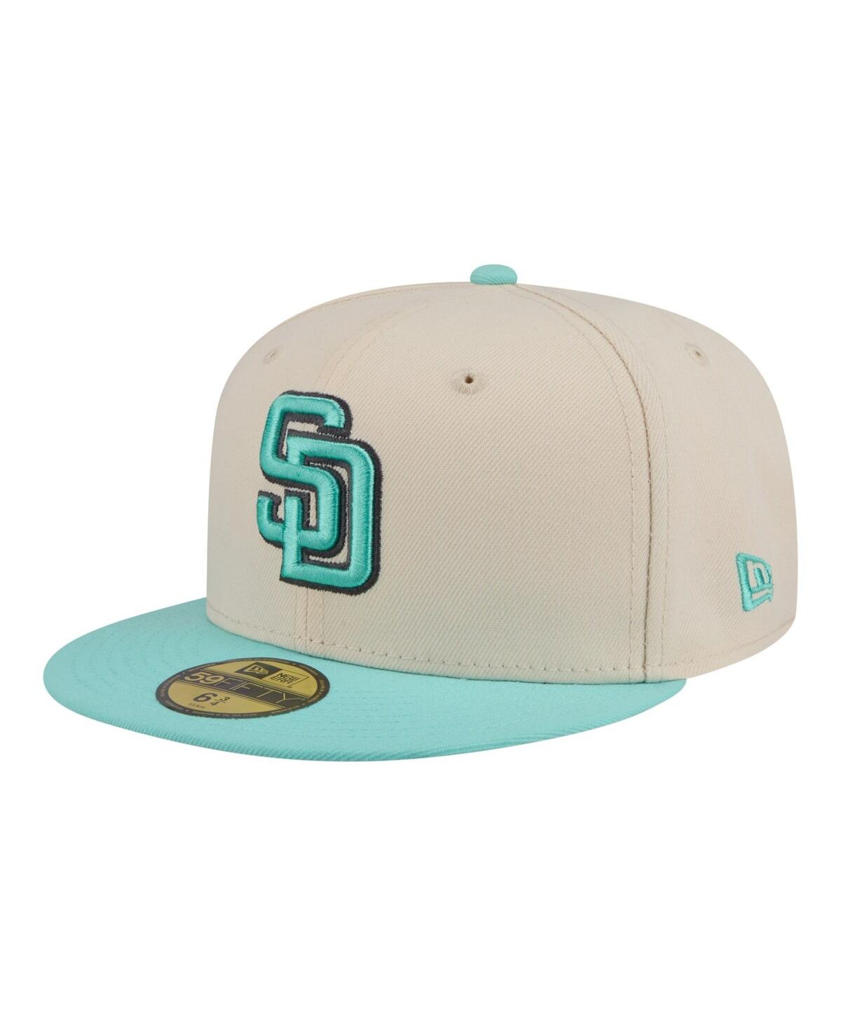 Click here for New Era Mens Light Beige/Turquoise San Diego Padre... prices