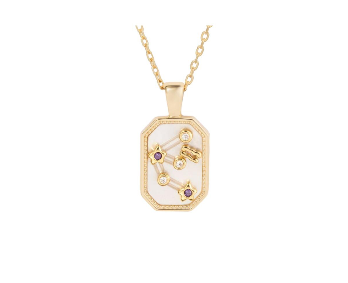 Click here for Little Sky Stone Birthstone Zodiac Pendant Necklac... prices