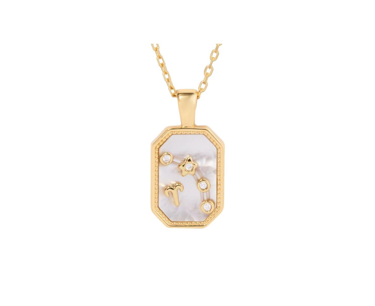 Click here for Little Sky Stone Birthstone Zodiac Pendant Necklac... prices