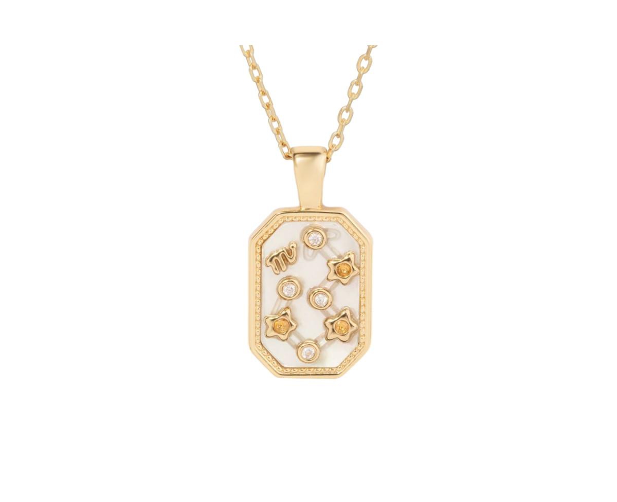 Click here for Little Sky Stone Birthstone Zodiac Pendant Necklac... prices