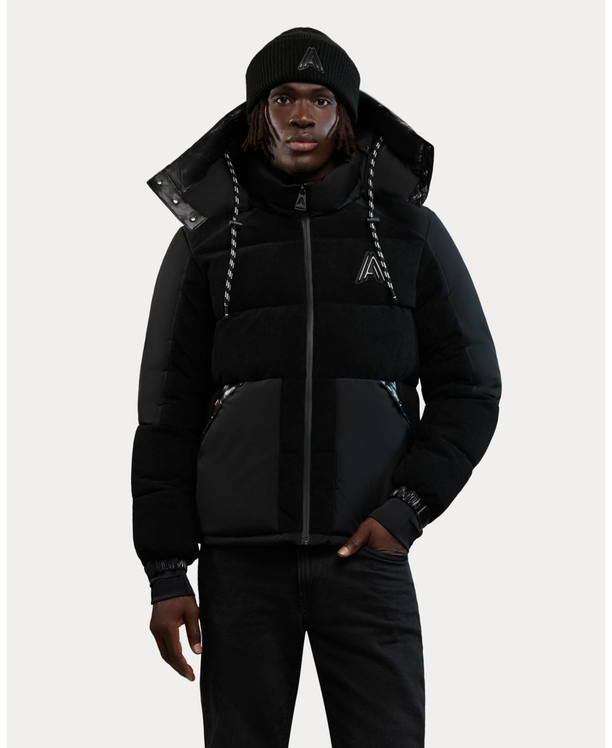 Click here for Alpenhaus Mens Chamonix Corduroy Puffer with Contr... prices