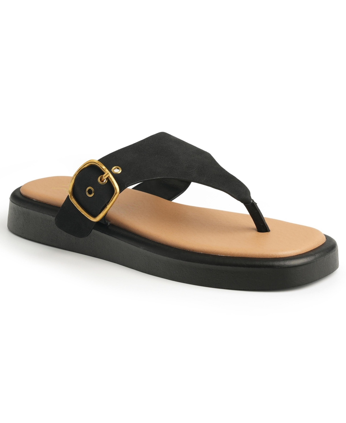 Click here for New York & Company Womens Jett Slides Sandals - Bl... prices