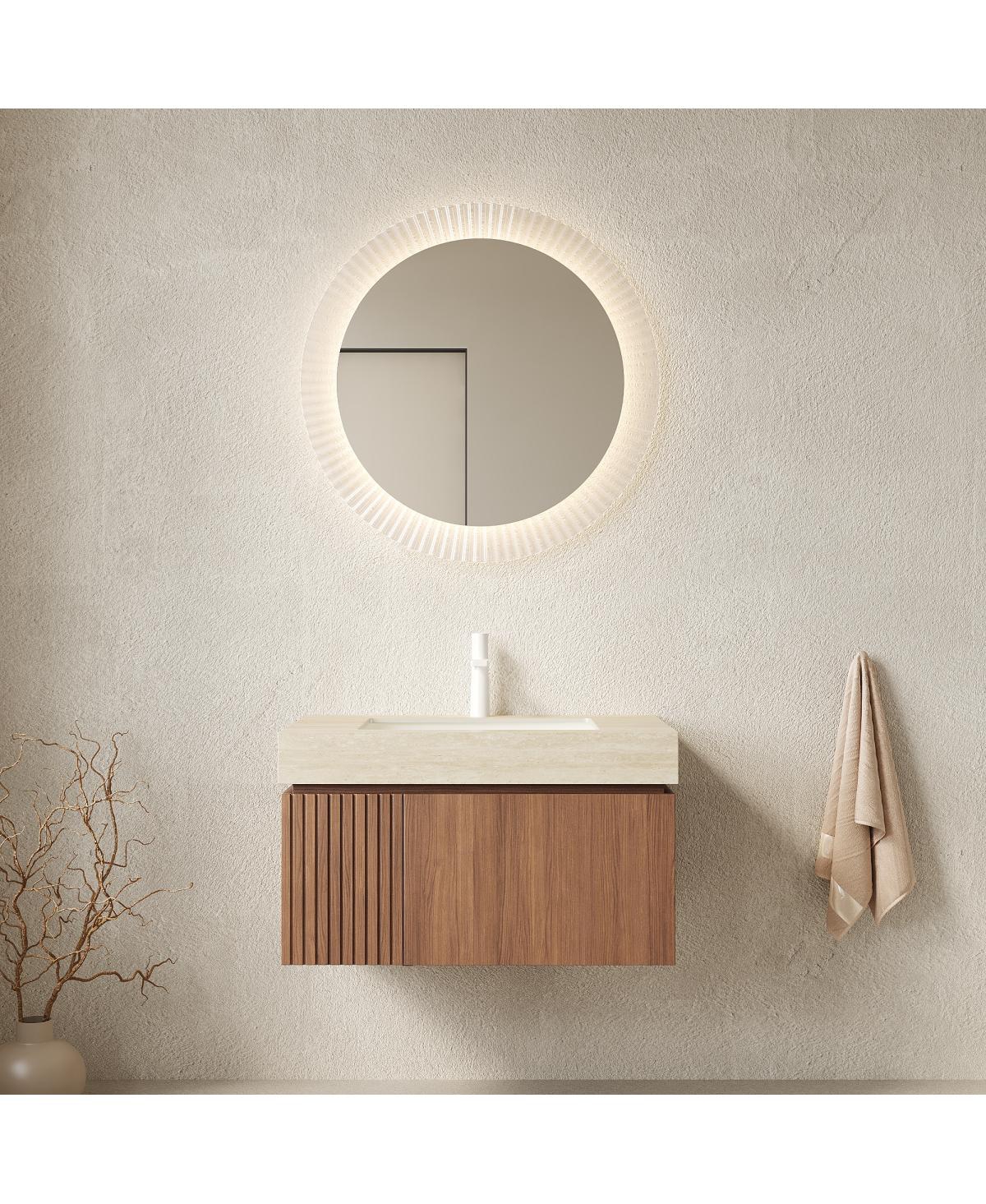 Click here for Sillysis Modern Floating Bathroom Vanity with Sint... prices